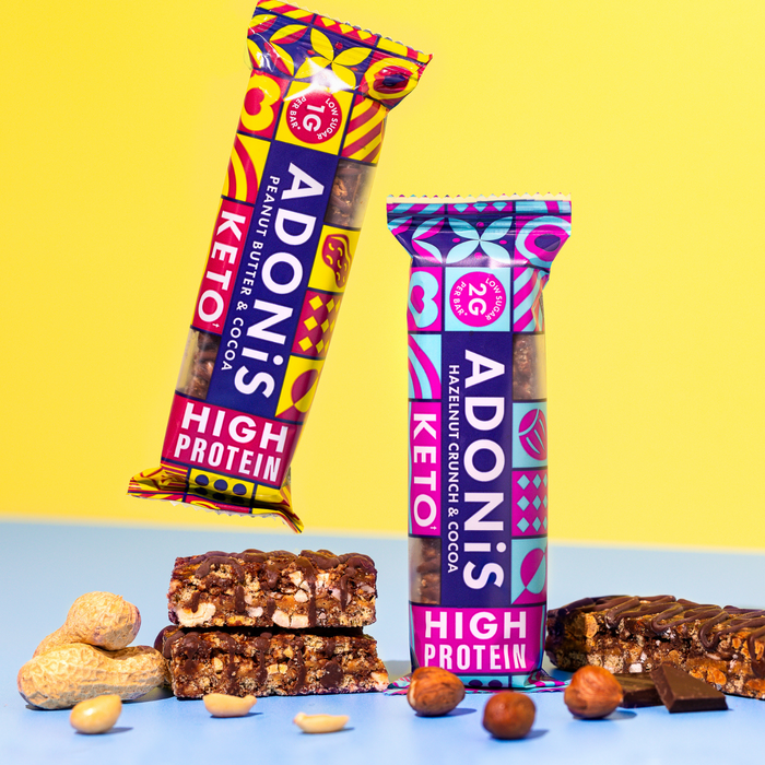 About ADONiS - Low Sugar, Plant Based, Keto Snacks